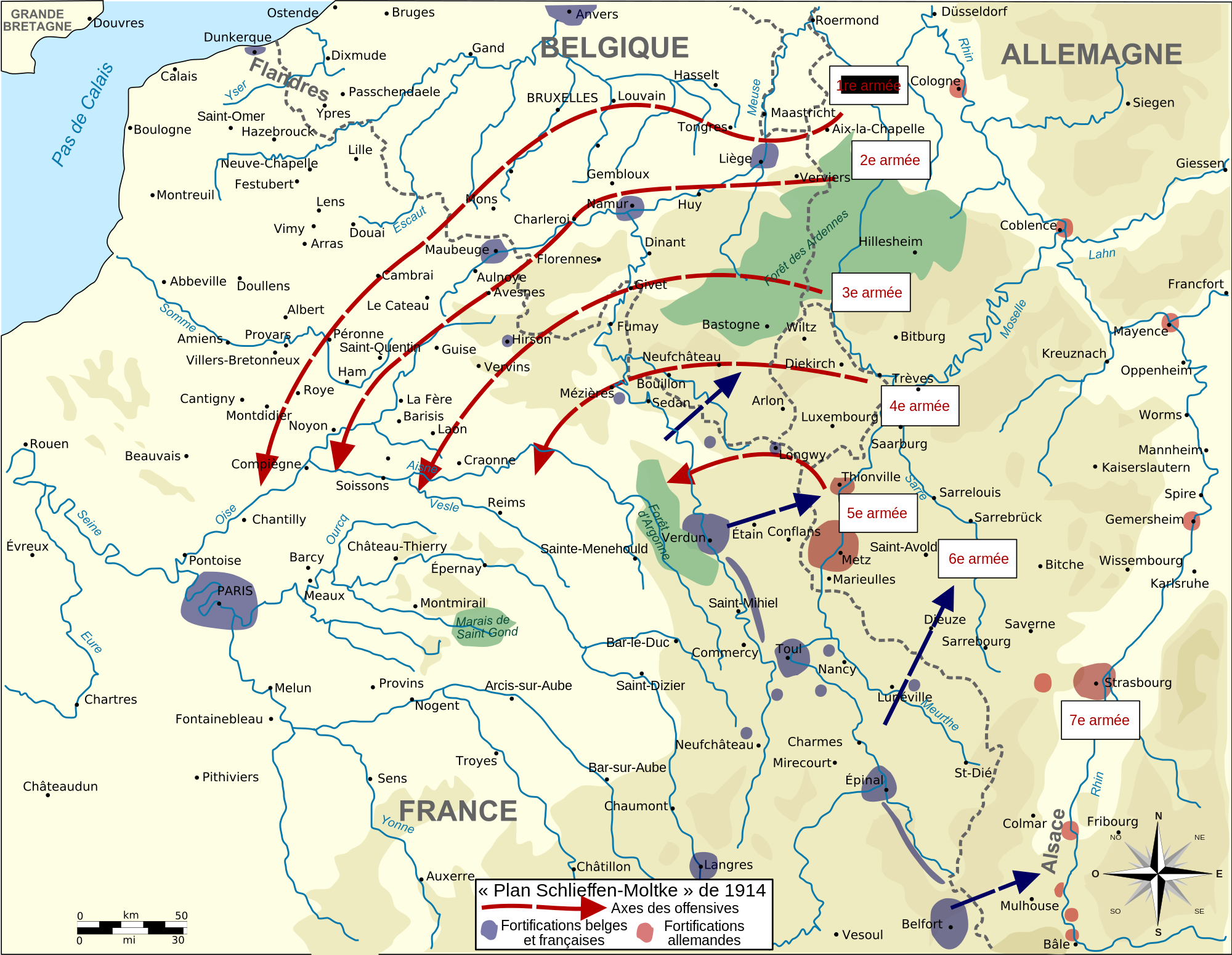 Dünya Savaşlarında Alman Genelkurmayı-Schlieffen Planı – MERGEN